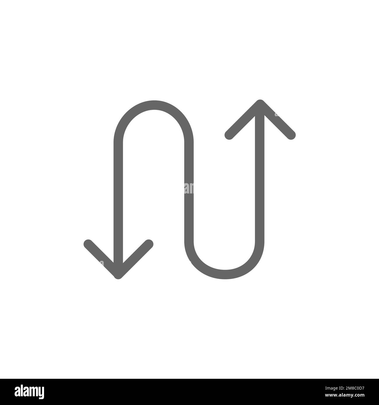 Conversion arrow icon, App interface graphics resource, vector illustration Stock Vector Image ...