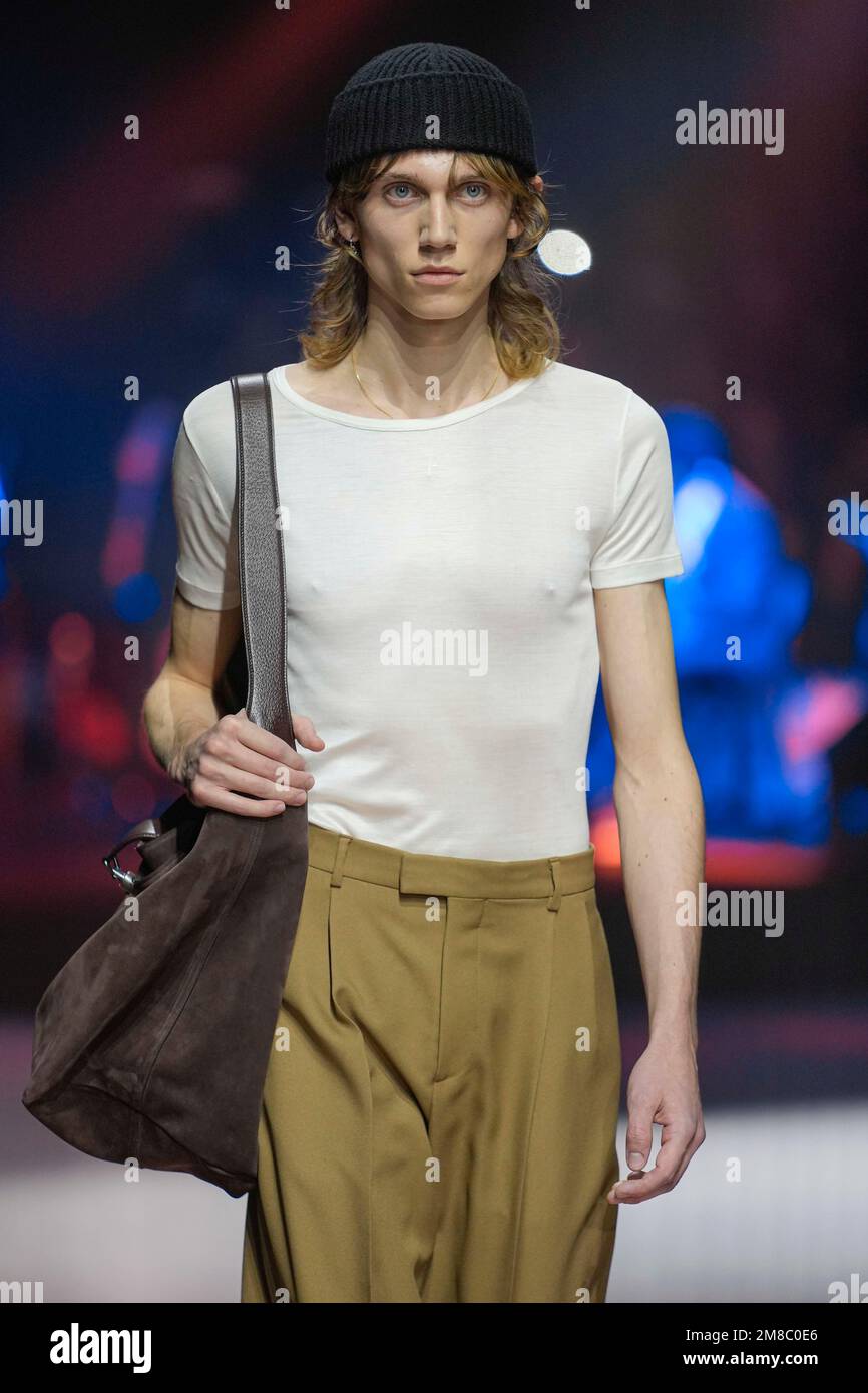 Milan, Italy. 13th Jan, 2023. Milan, Milan Fashion Week, fall winter ...