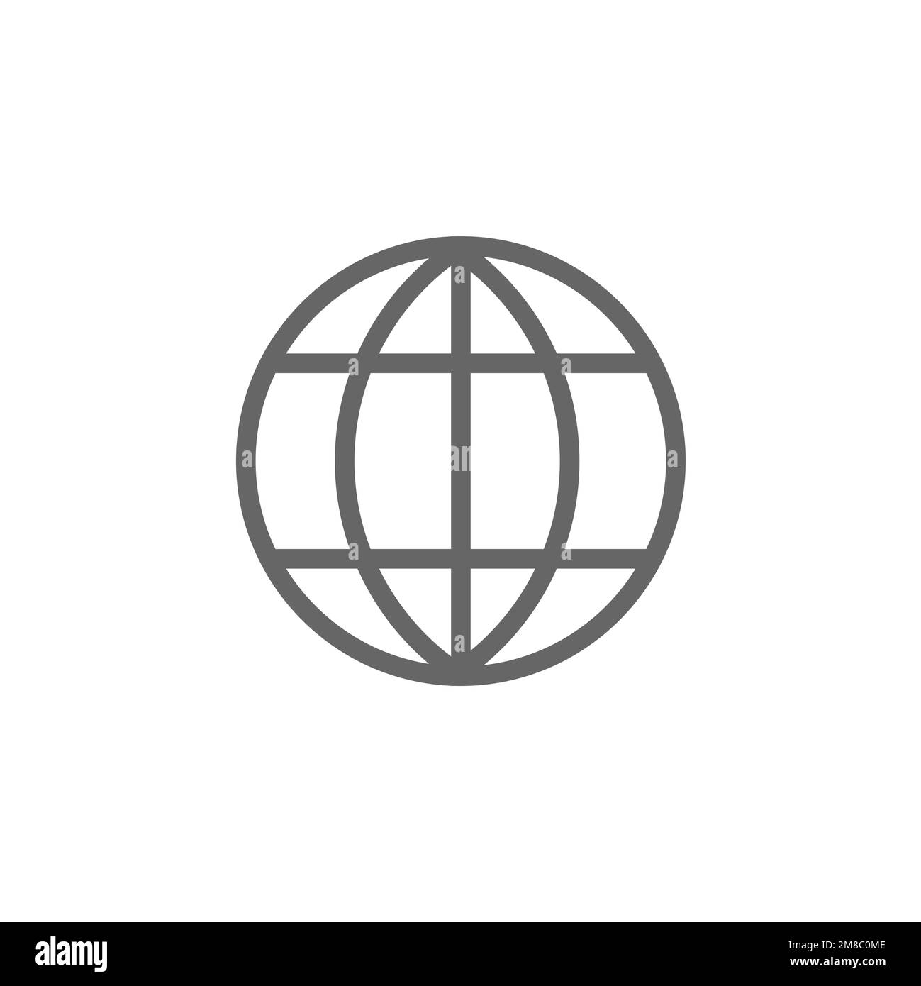 Latitude And Longitude Line Icons App Interface Graphics Resources Vector Illustrations Stock