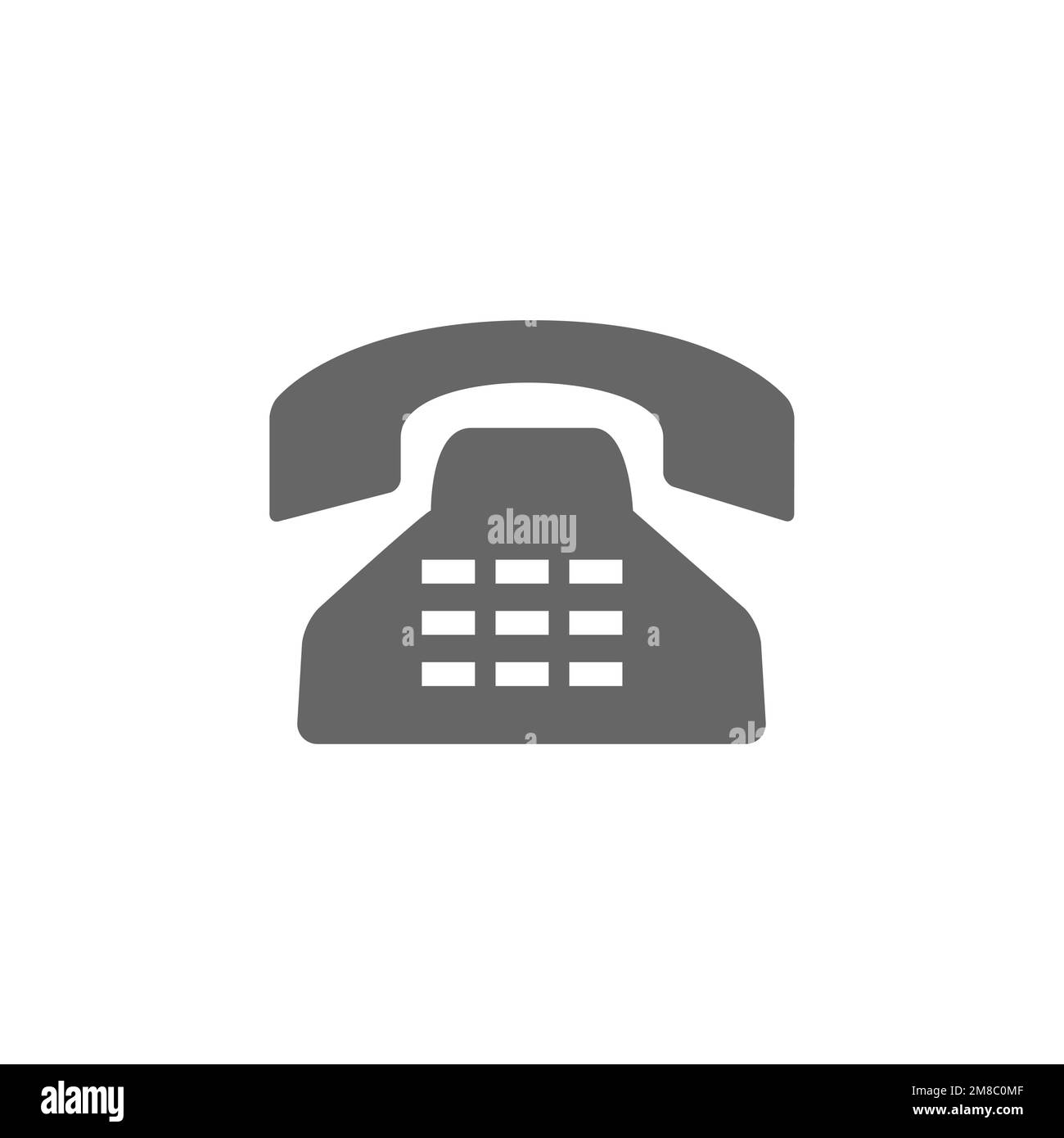Vintage telephone icons, common graphic resources, vector illustrations ...