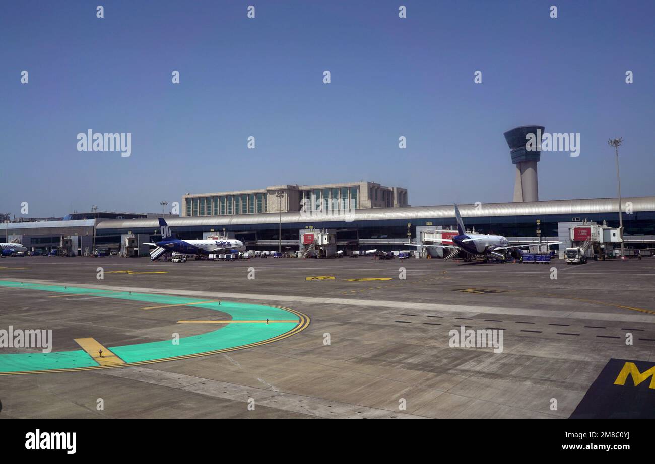 Mumbai international airport Terminals with Air Traffic Control Tower ...