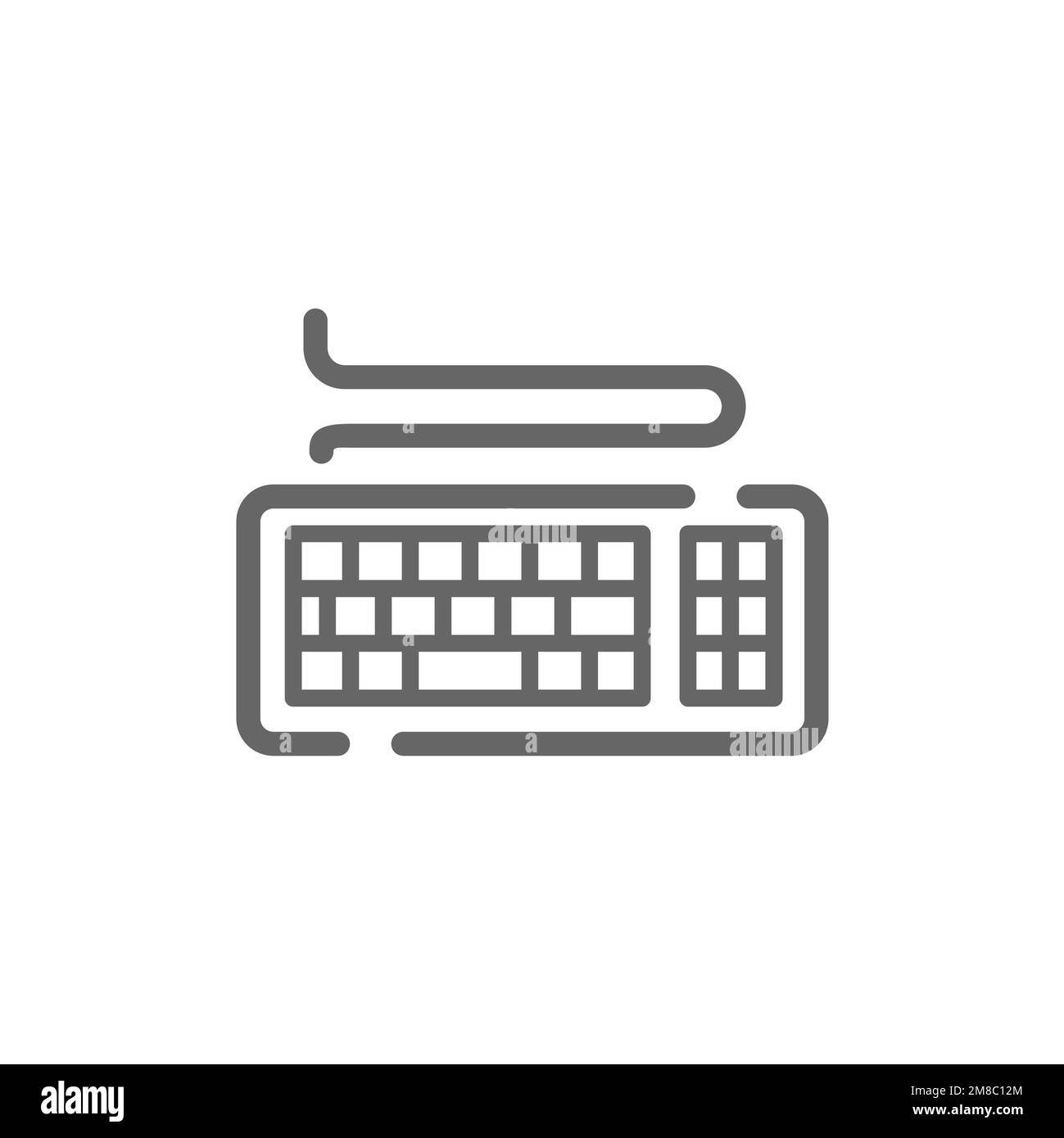 Keyboard icons, common graphic resources, vector illustrations Stock ...