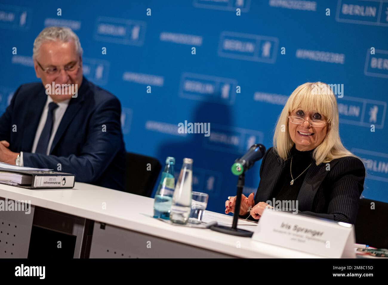 Berlin, Germany. 13th Jan, 2023. Joachim Herrmann (CSU), Interior ...