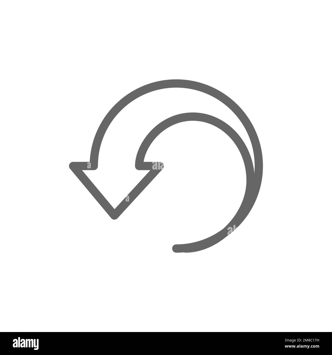 Rotation arrow icon, App interface graphics resource, vector illustration Stock Vector Image ...
