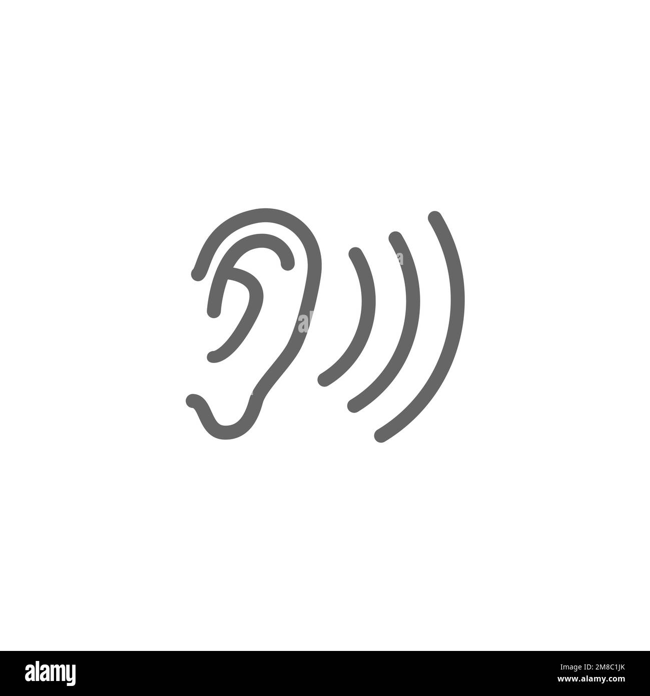 Sonic line icon, common graphic resources, vector illustration Stock ...