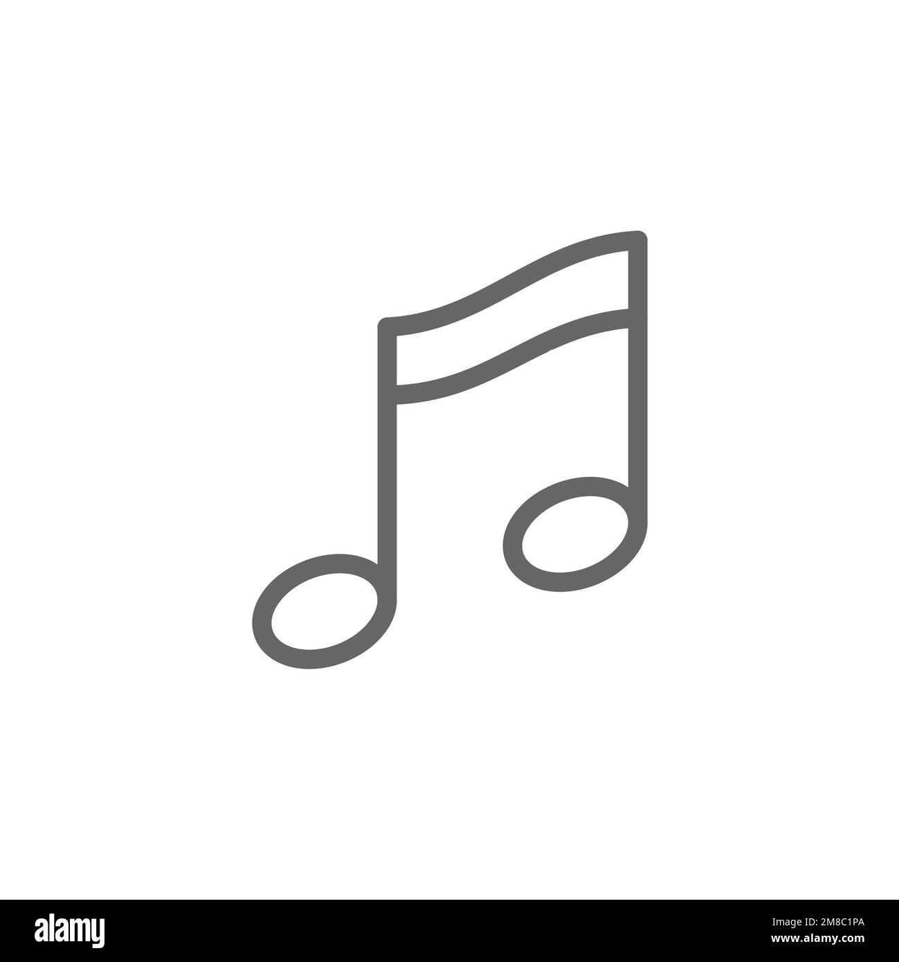 Musical symbol line icon, common graphic resources, vector illustration ...