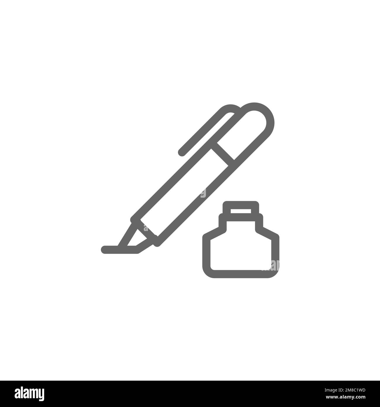 Pen and ink line icons, App interface graphics resources, vector ...