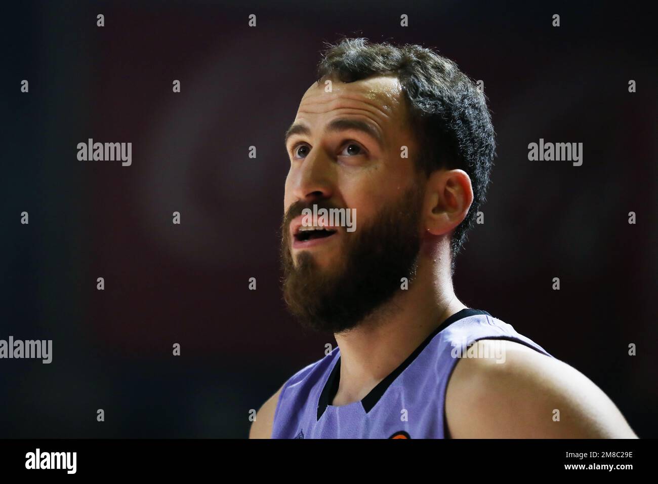 Belgrade, Serbia, 10 January 2023. Sergio Rodriguez of Real Madrid ...