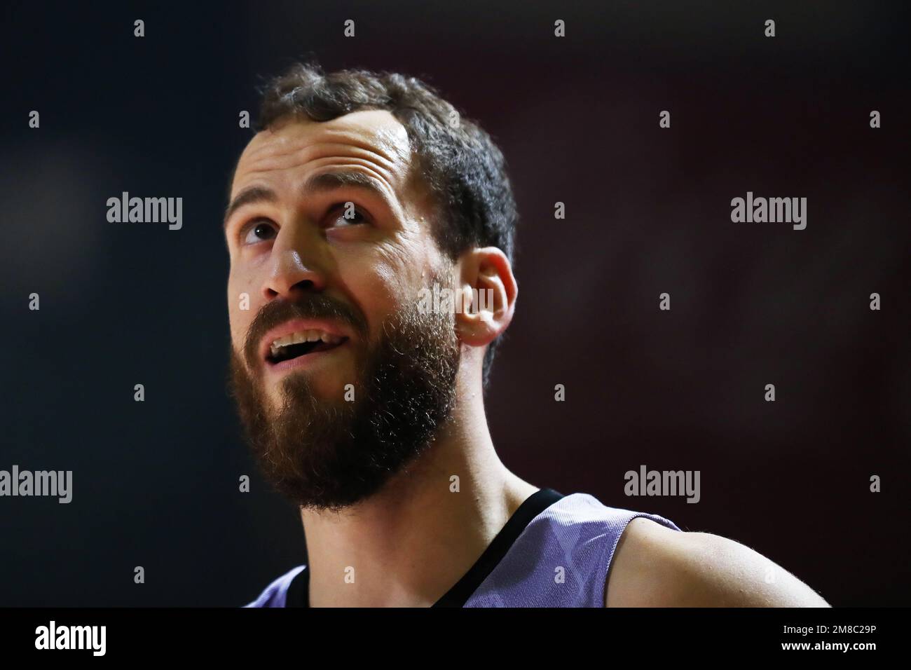 Belgrade, Serbia, 10 January 2023. Sergio Rodriguez of Real Madrid ...