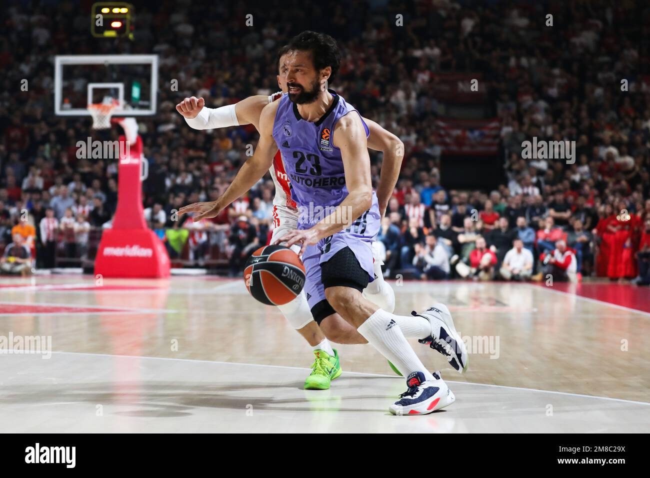 Belgrade, Serbia, 10 January 2023. Sergio Llull of Real Madrid in ...