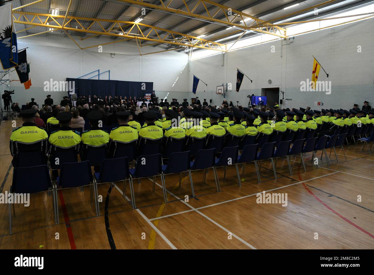 Templemore, Tipperary, Ireland, 13th January 2023. Family, friends, and ...