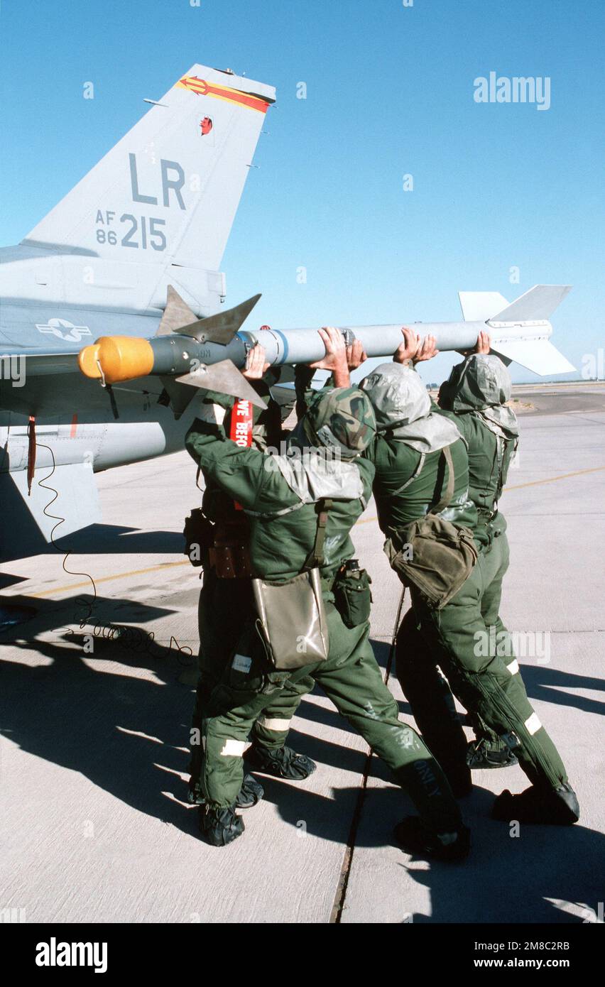 Ordnancemen of the Air Force Reserve's 944th Consolidated Aircraft ...
