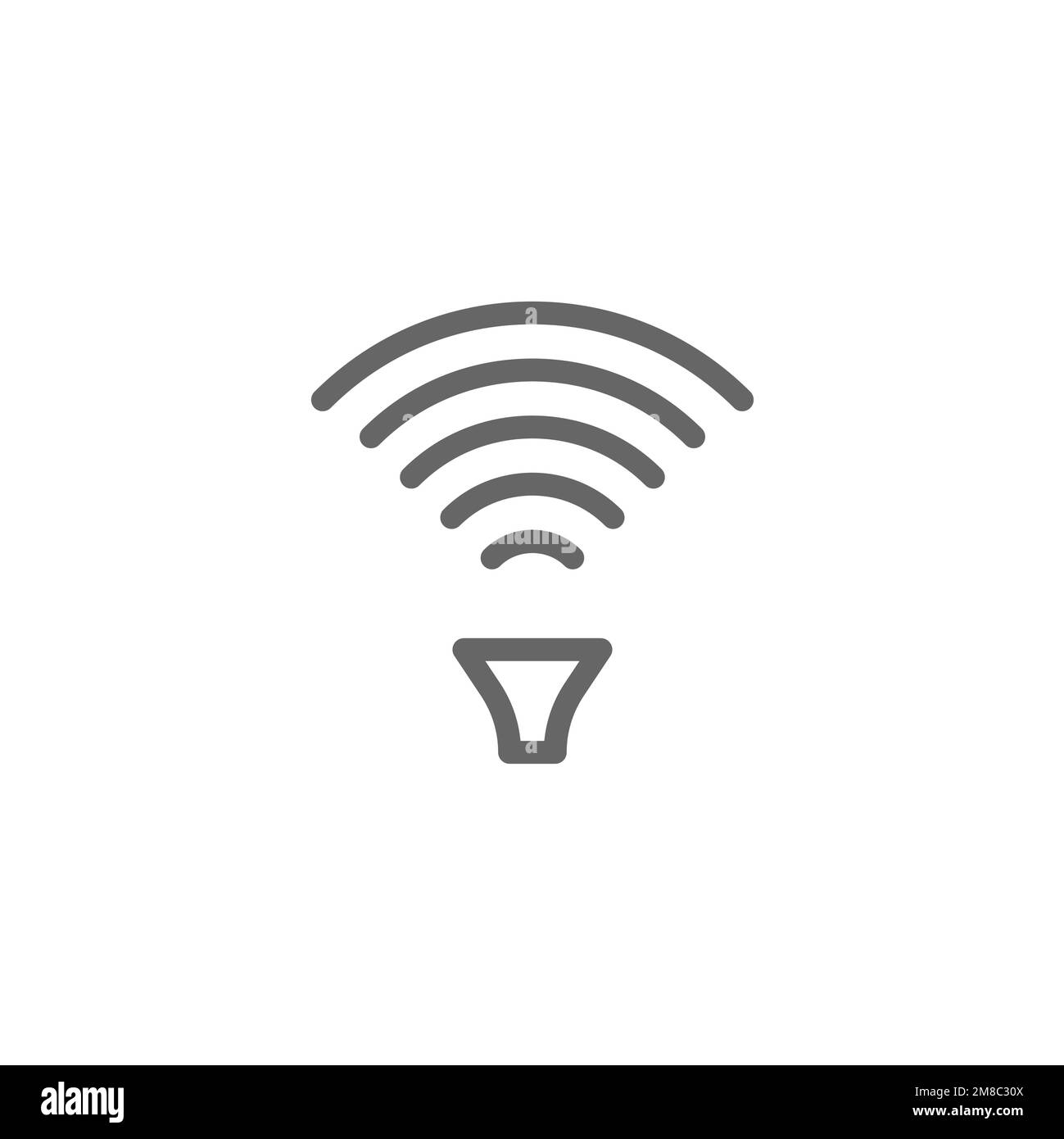 Volume line icon, common graphic resources, vector illustration Stock ...