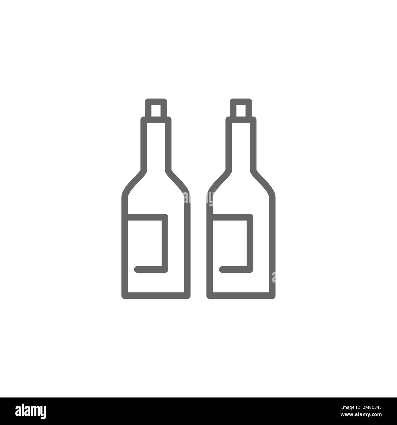 Wine line icon, common graphic resources, vector illustration Stock ...
