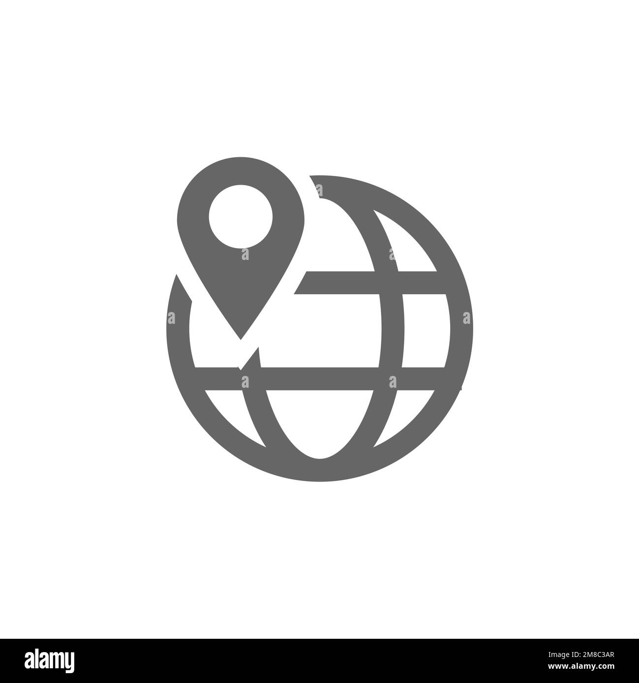 Geographic location line icon, common graphic resources, vector ...