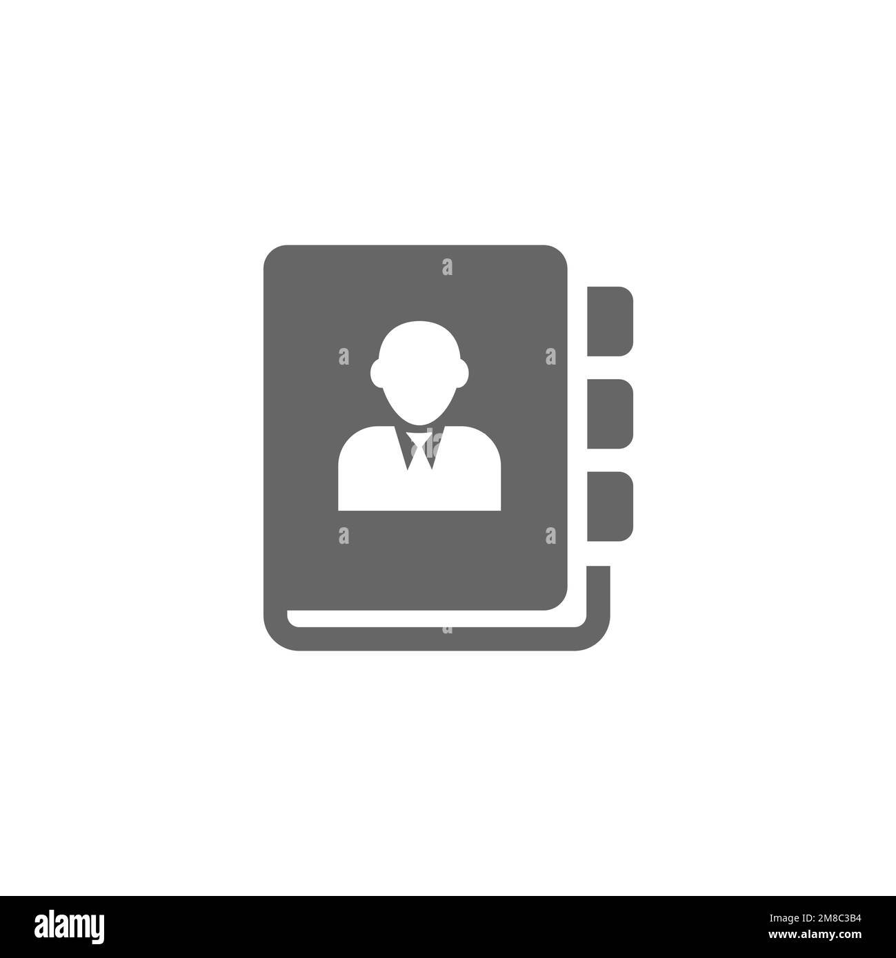 Address book icons, common graphic resources, vector illustrations ...