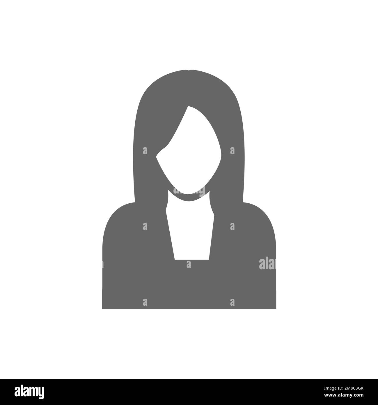 Female managers icon, common graphic resources, vector illustration ...