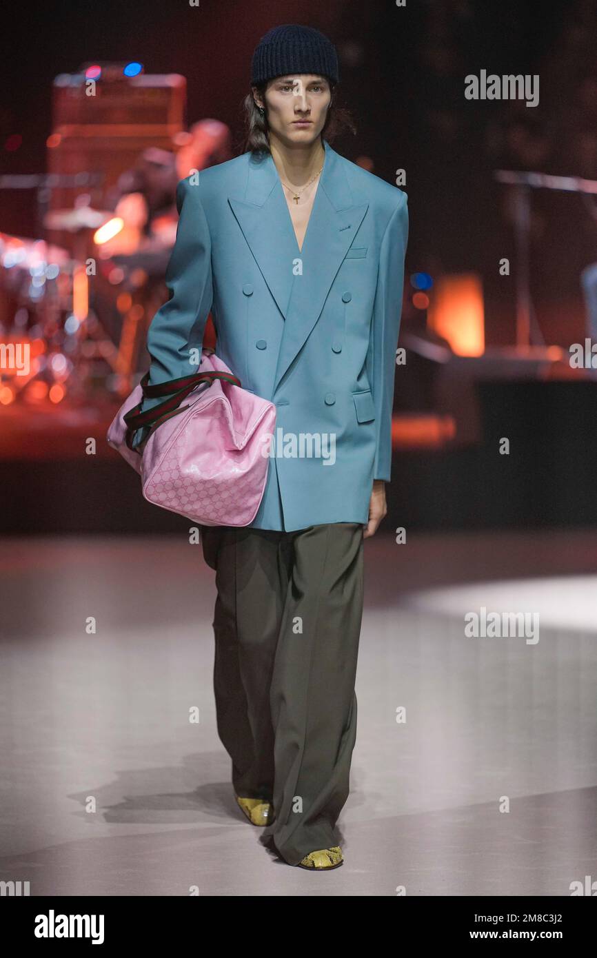 Milan, Italy. 13th Jan, 2023. Milan, Milan Fashion Week, fall winter ...