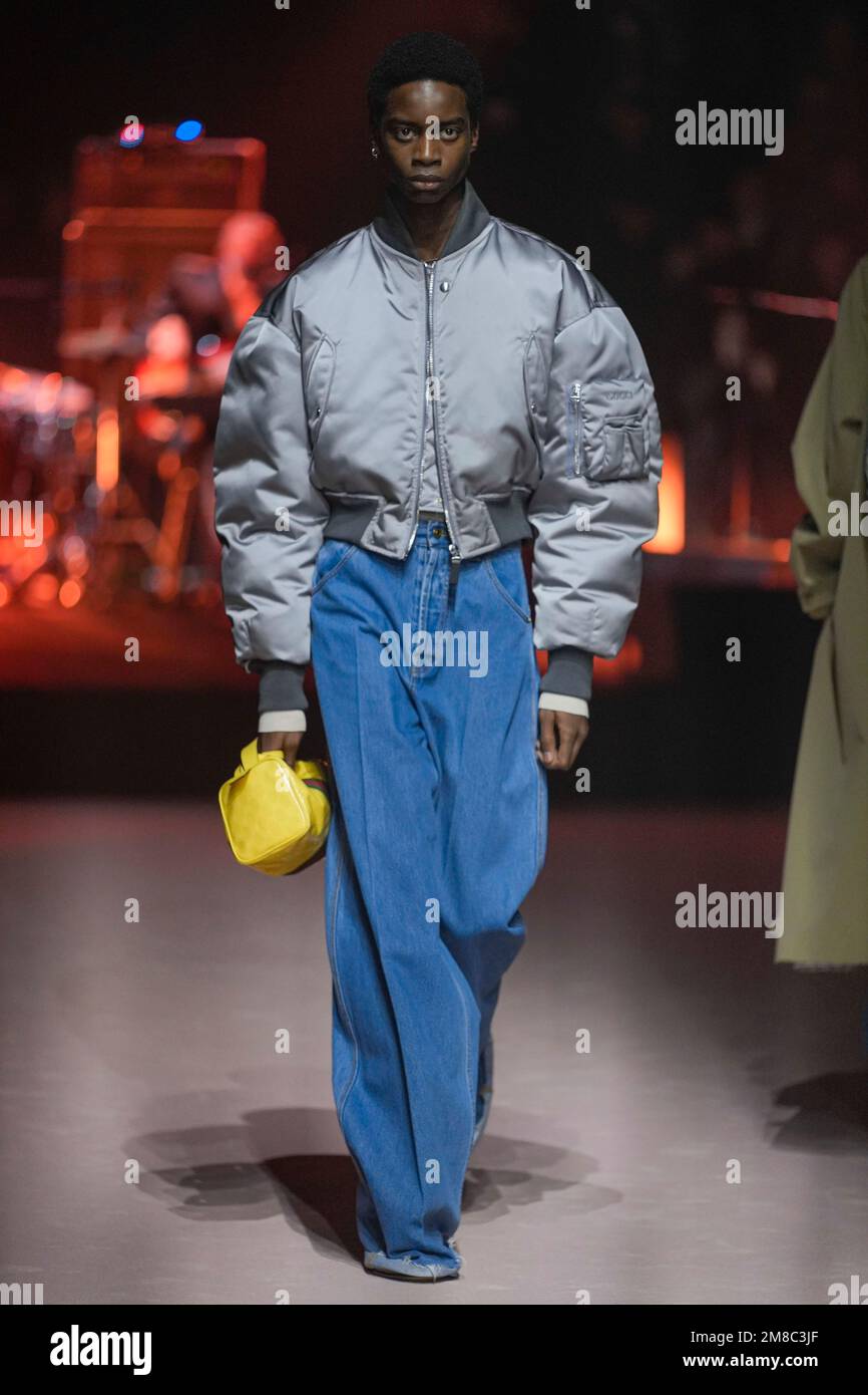 Milan, Italy. 13th Jan, 2023. Milan, Milan Fashion Week, fall winter ...