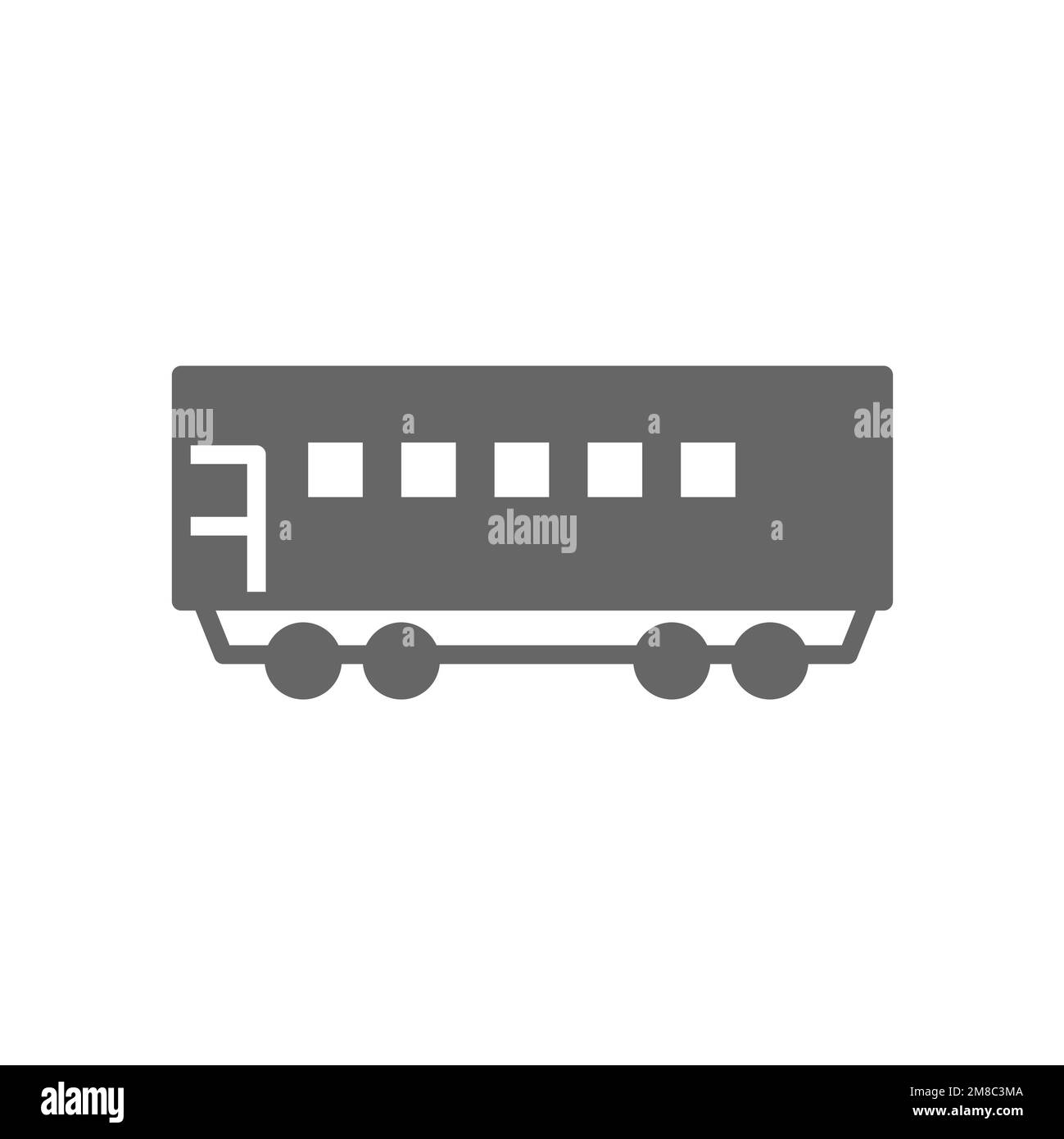 Train carriage icons, common graphic resources, vector illustrations ...