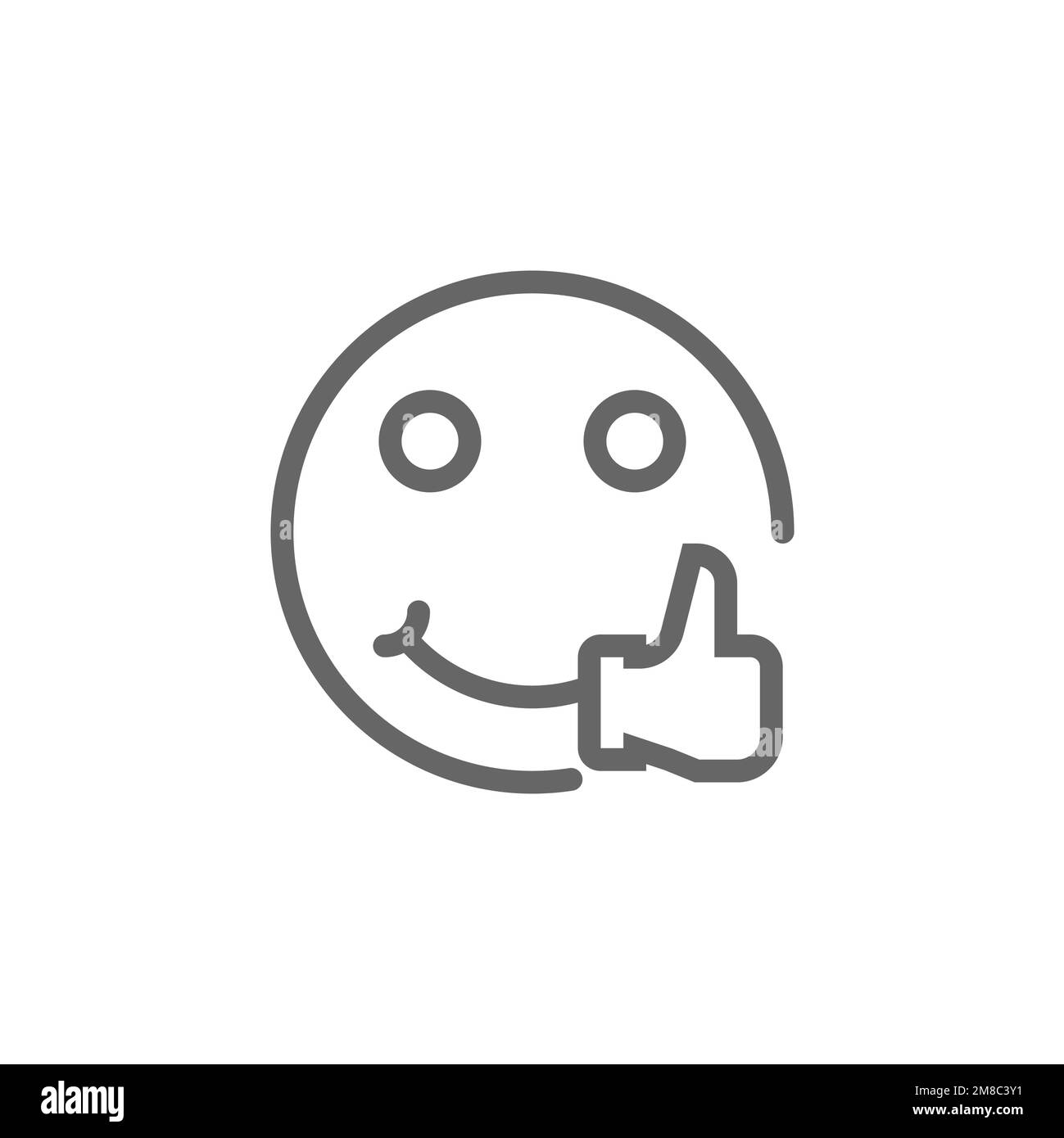 Strong emoticons, common graphic resources, vector illustrations Stock ...