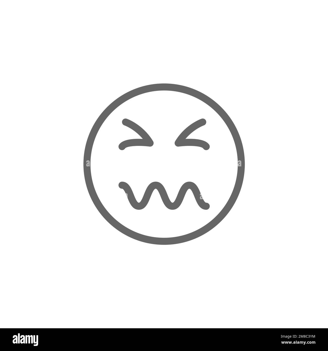 Bad emoticons, common graphic resources, vector illustrations Stock ...
