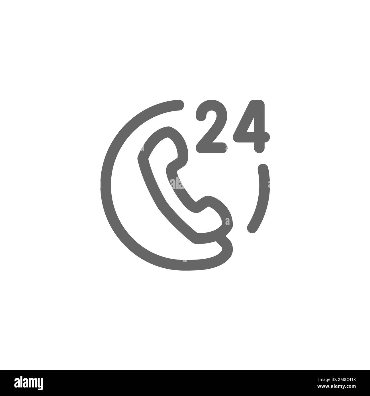 24-hour service icons, common graphic resources, vector illustrations ...