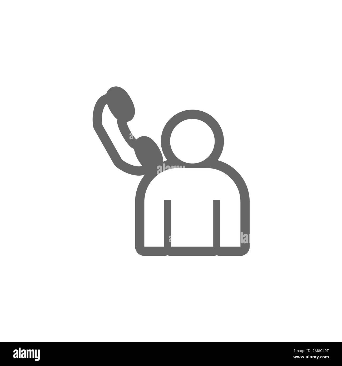 Answering phone icons, common graphic resources, vector illustrations ...