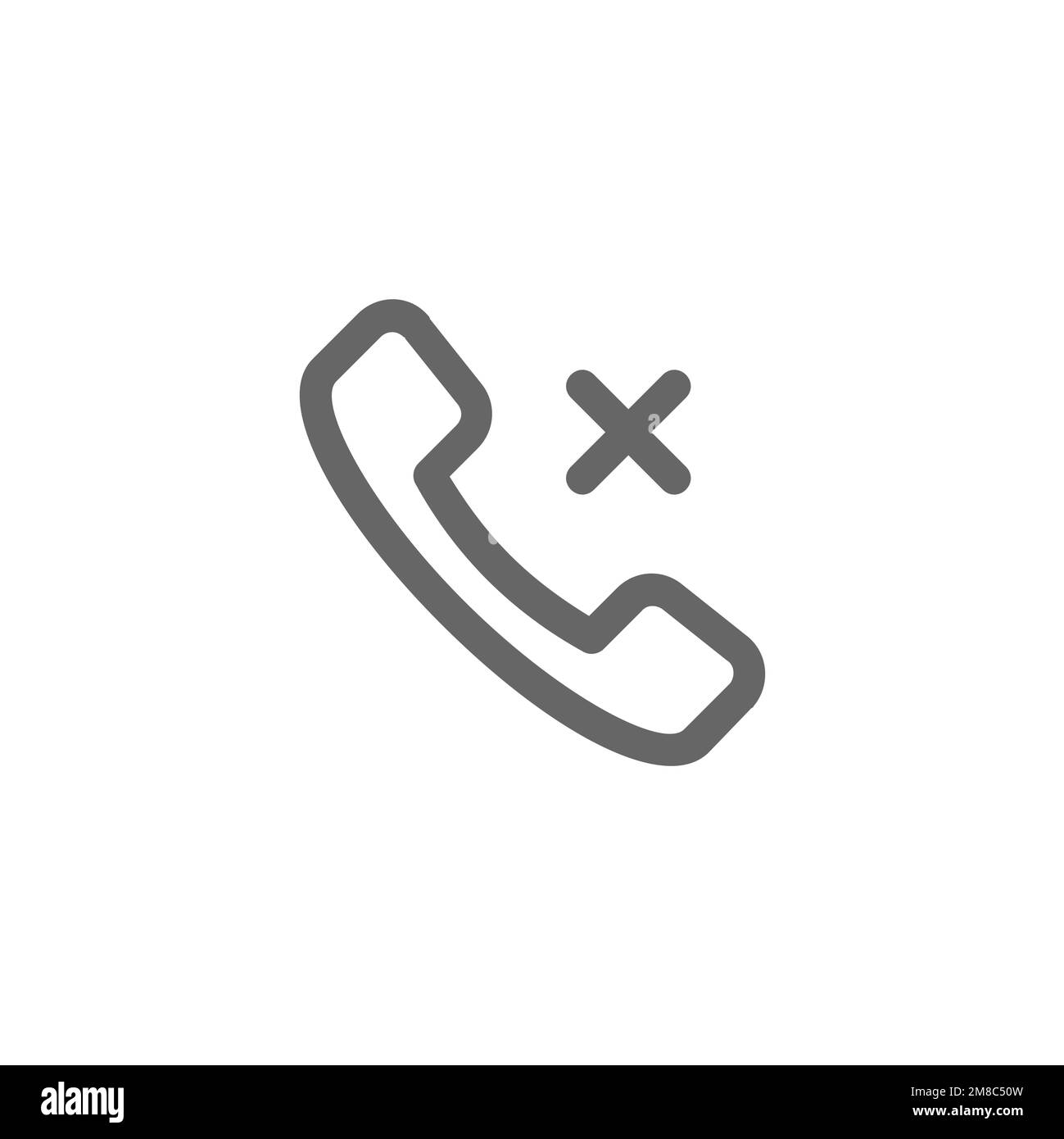 Reject call icon, common graphic resources, vector illustration Stock ...