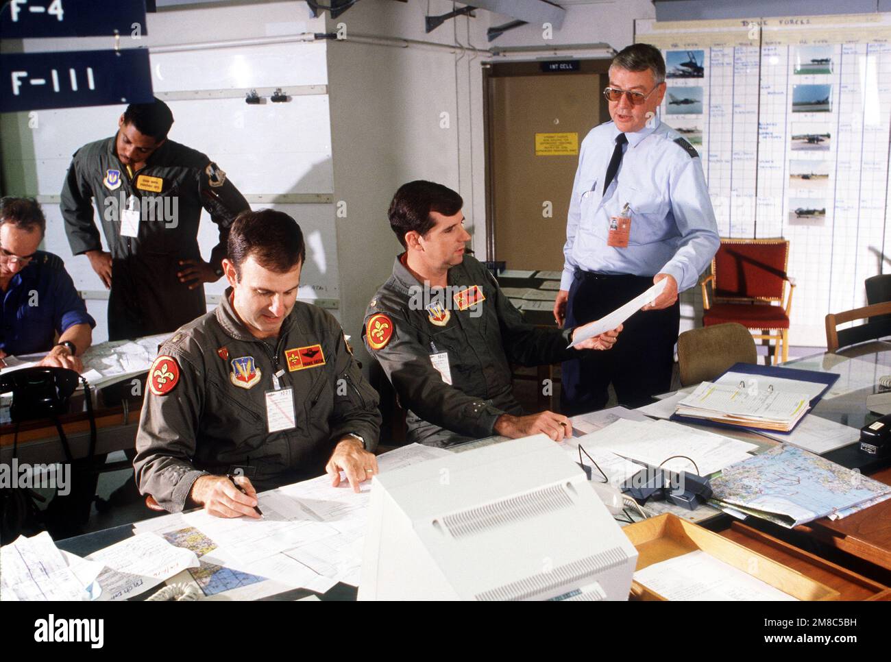 MAJ Frank Greene, left, and MAJ Mike Christian, center, Air Force ...