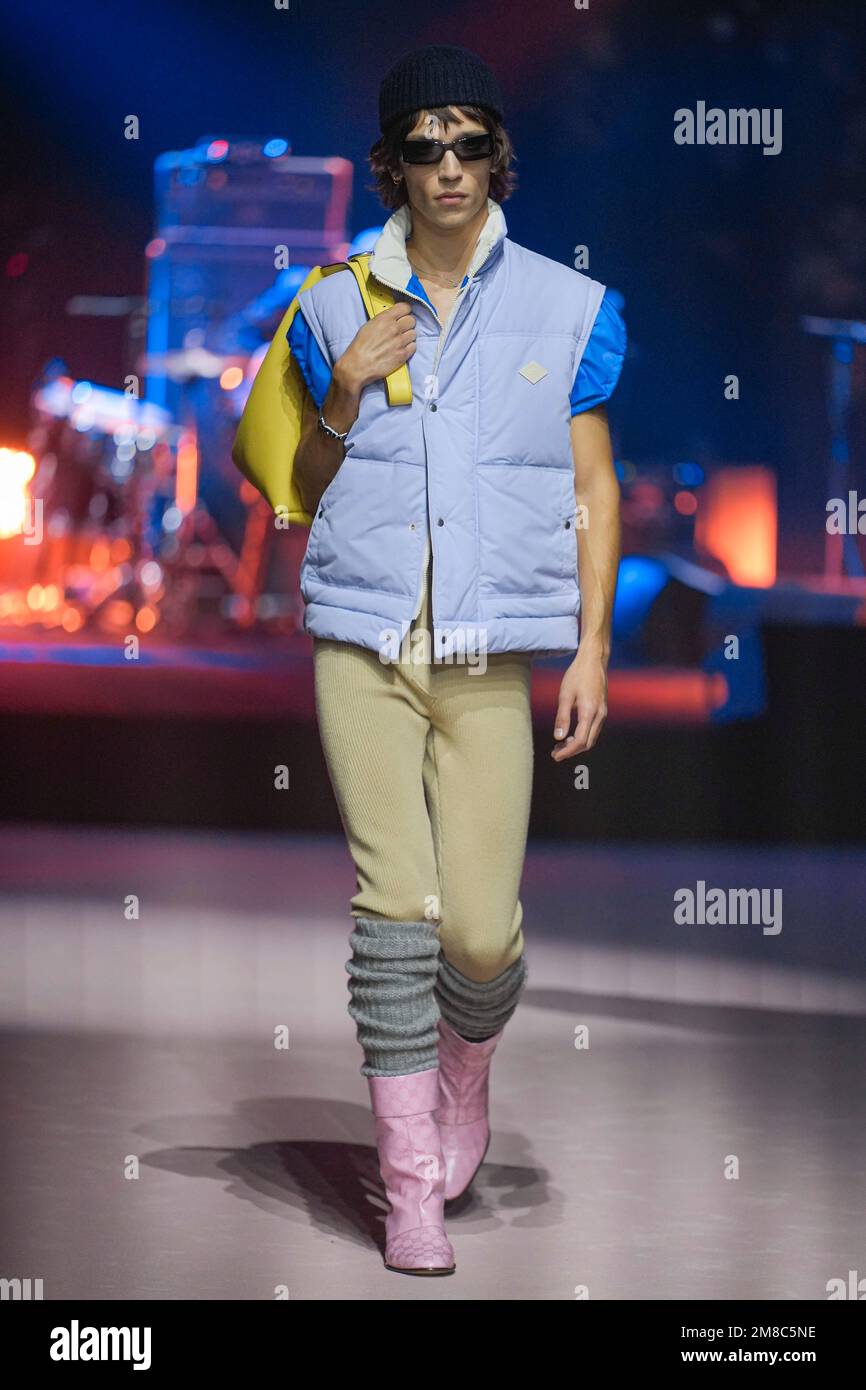 Milan, Italy. 13th Jan, 2023. Milan, Milan Fashion Week, fall winter ...