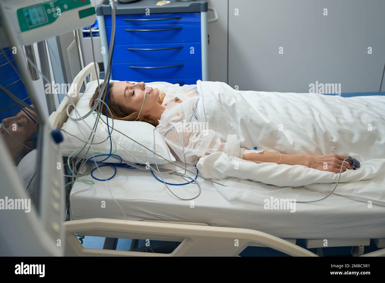 Intensive Care Unit Patient Woman