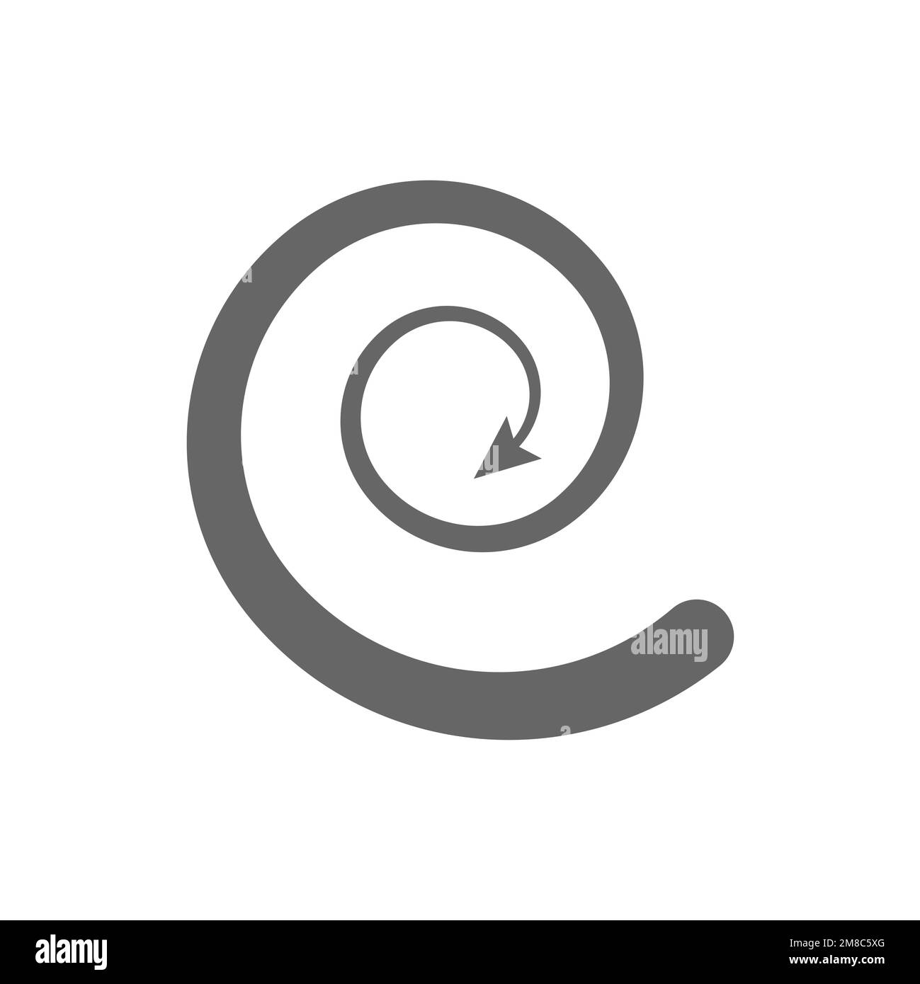 Helical arrow icons, common graphic resources, vector illustrations ...