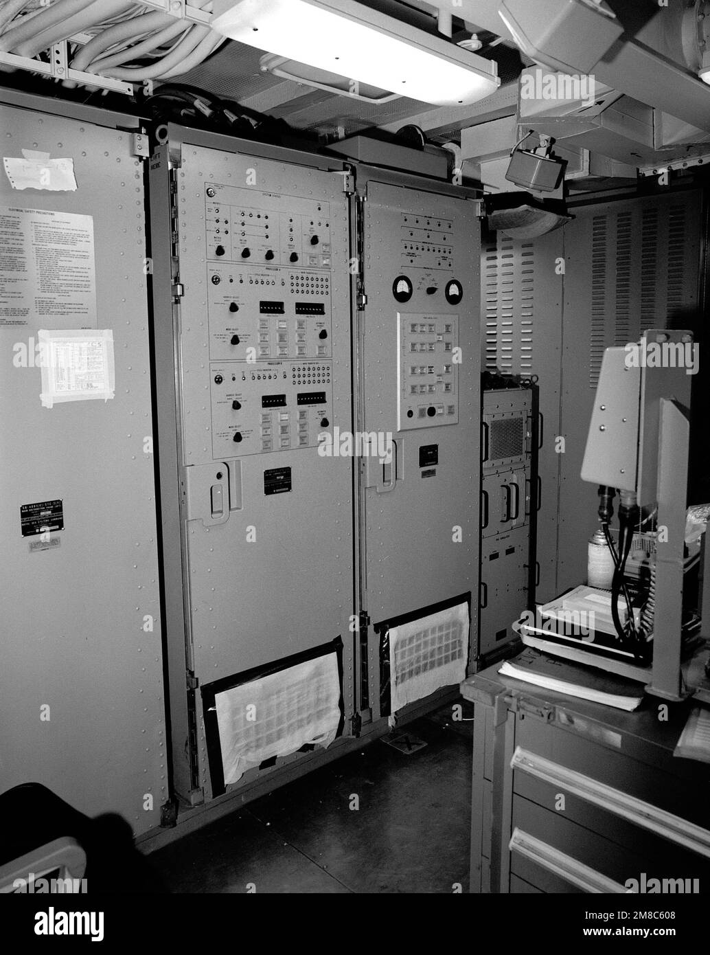The IC and gyro room No. 2, Compartment 3-382-O-Q, aboard the guided ...