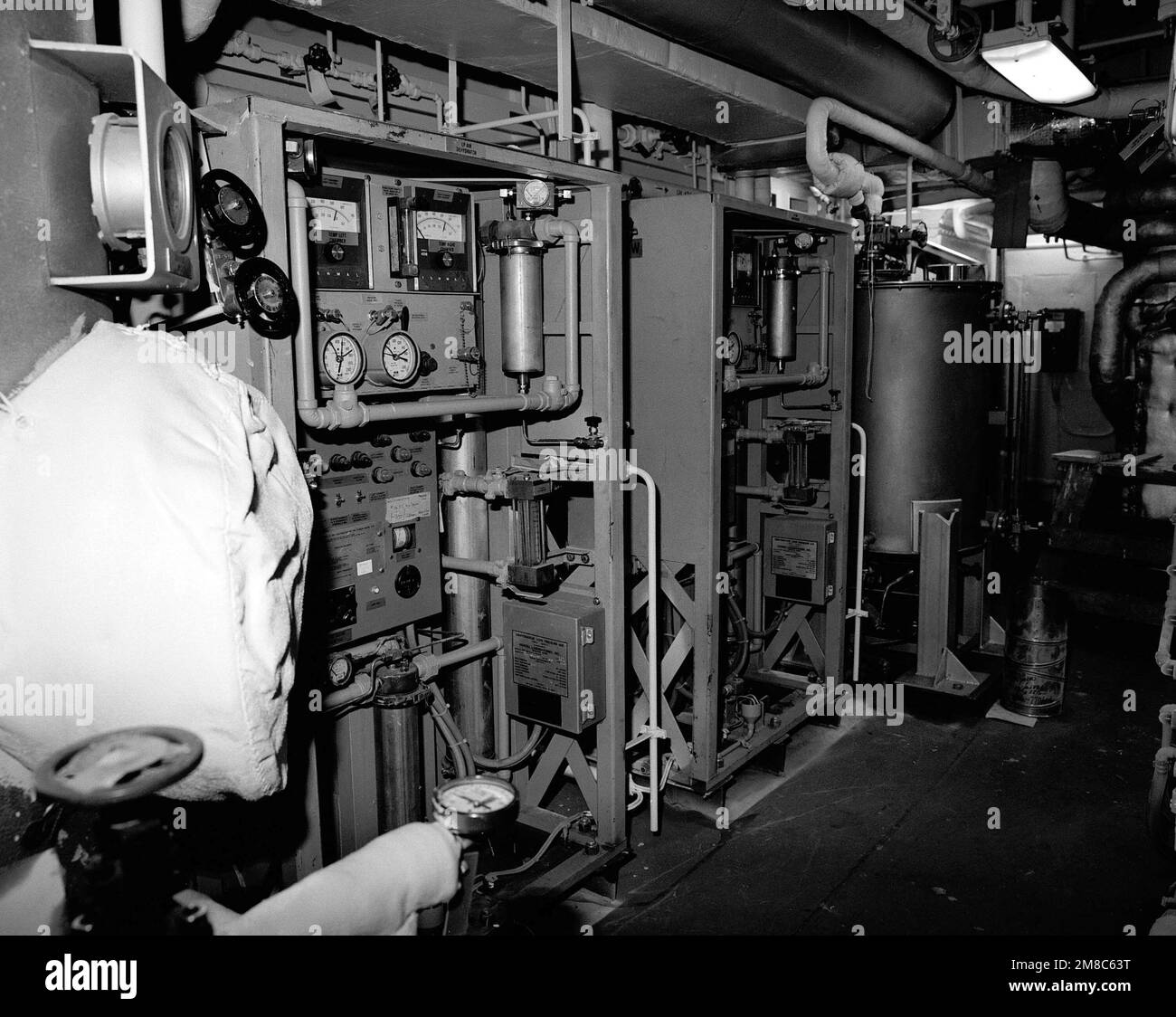 The main engine room No. 2, Compartment 5-300-O-E, aboard the guided ...
