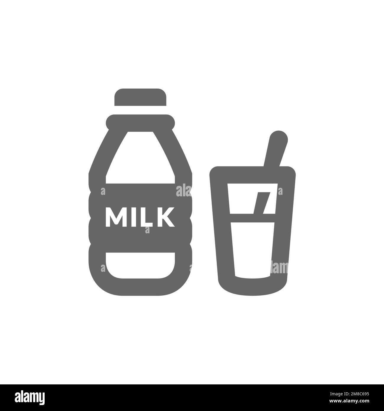 Milk icon, common graphic resources, vector illustration Stock Vector ...