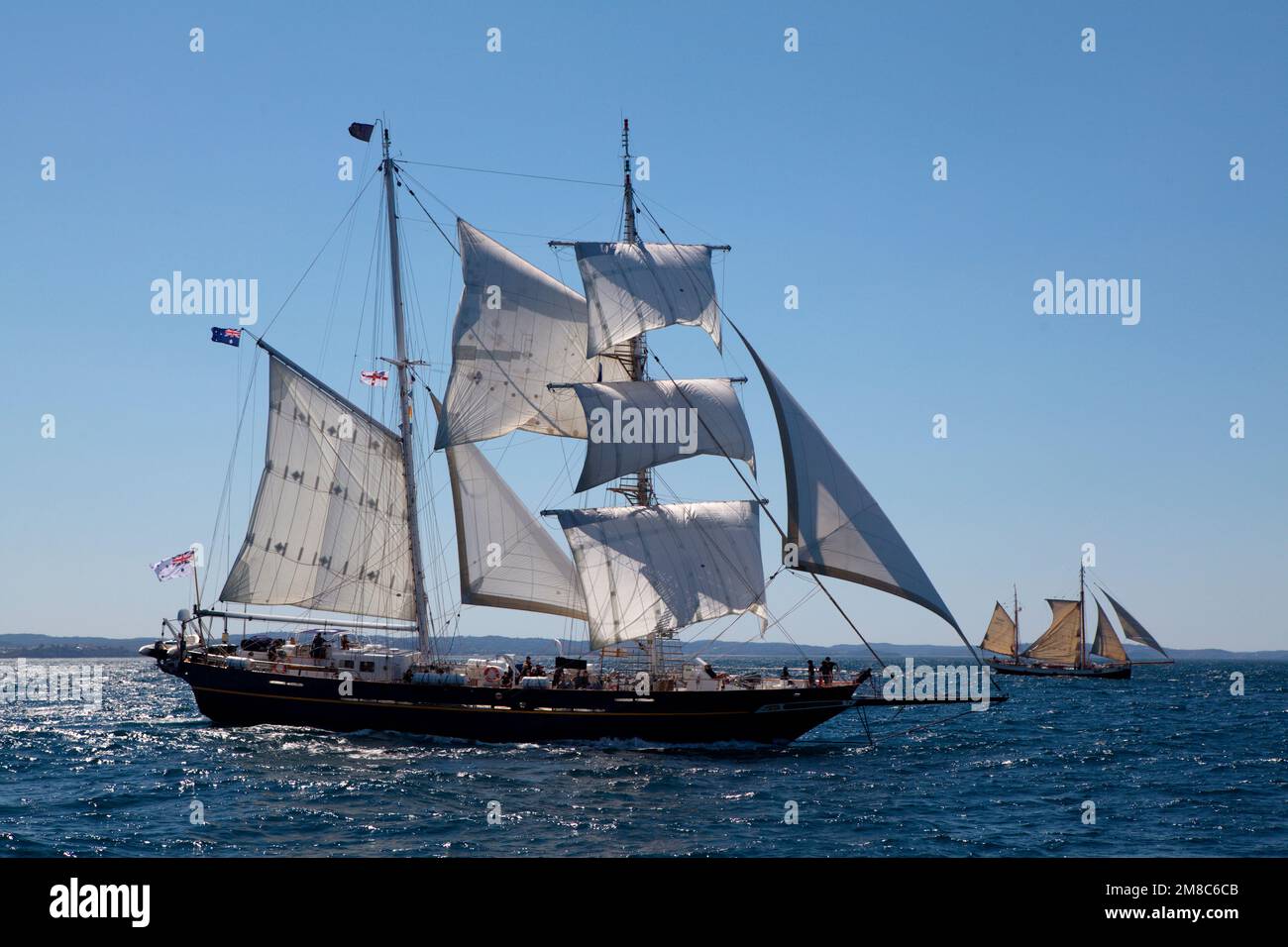 Tall ships race endeavour hi-res stock photography and images - Alamy