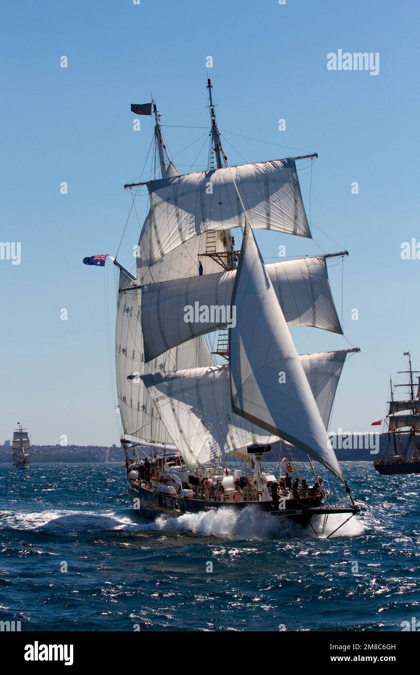 Tall ships race endeavour hi-res stock photography and images - Alamy