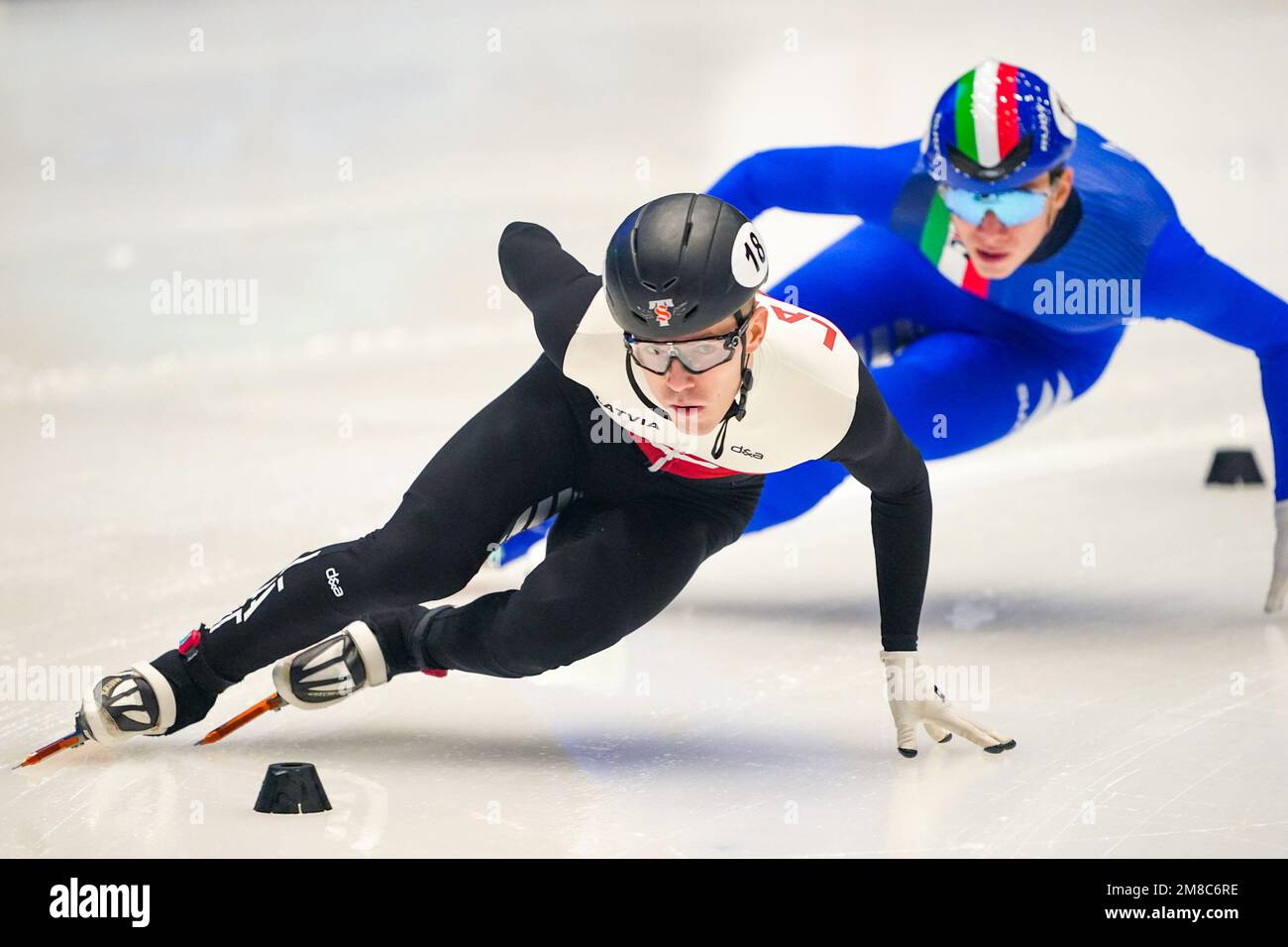 GDANSK, POLAND - JANUARY 13: Nikola Mazur of Poland competing on the ...