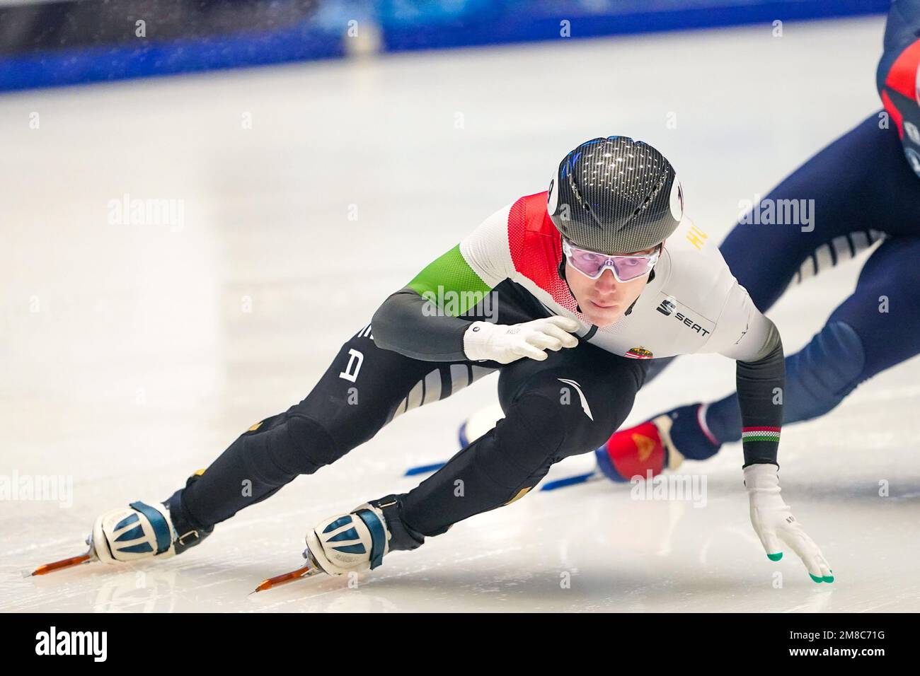 GDANSK, POLAND - JANUARY 13: Bence Nogradi of Hungary competing on the ...
