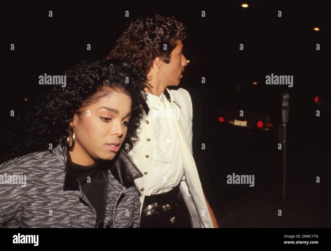 Janet Jackson and Rene Elizondo Circa 1980's Credit: Ralph Dominguez ...