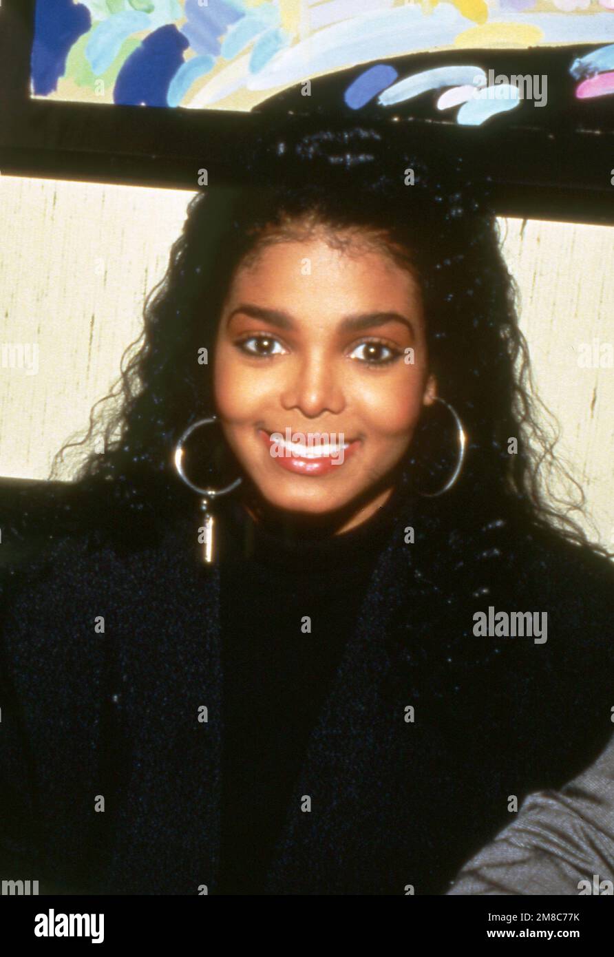 Janet Jackson Circa 1986. Credit: Ralph Dominguez/MediaPunch Stock ...