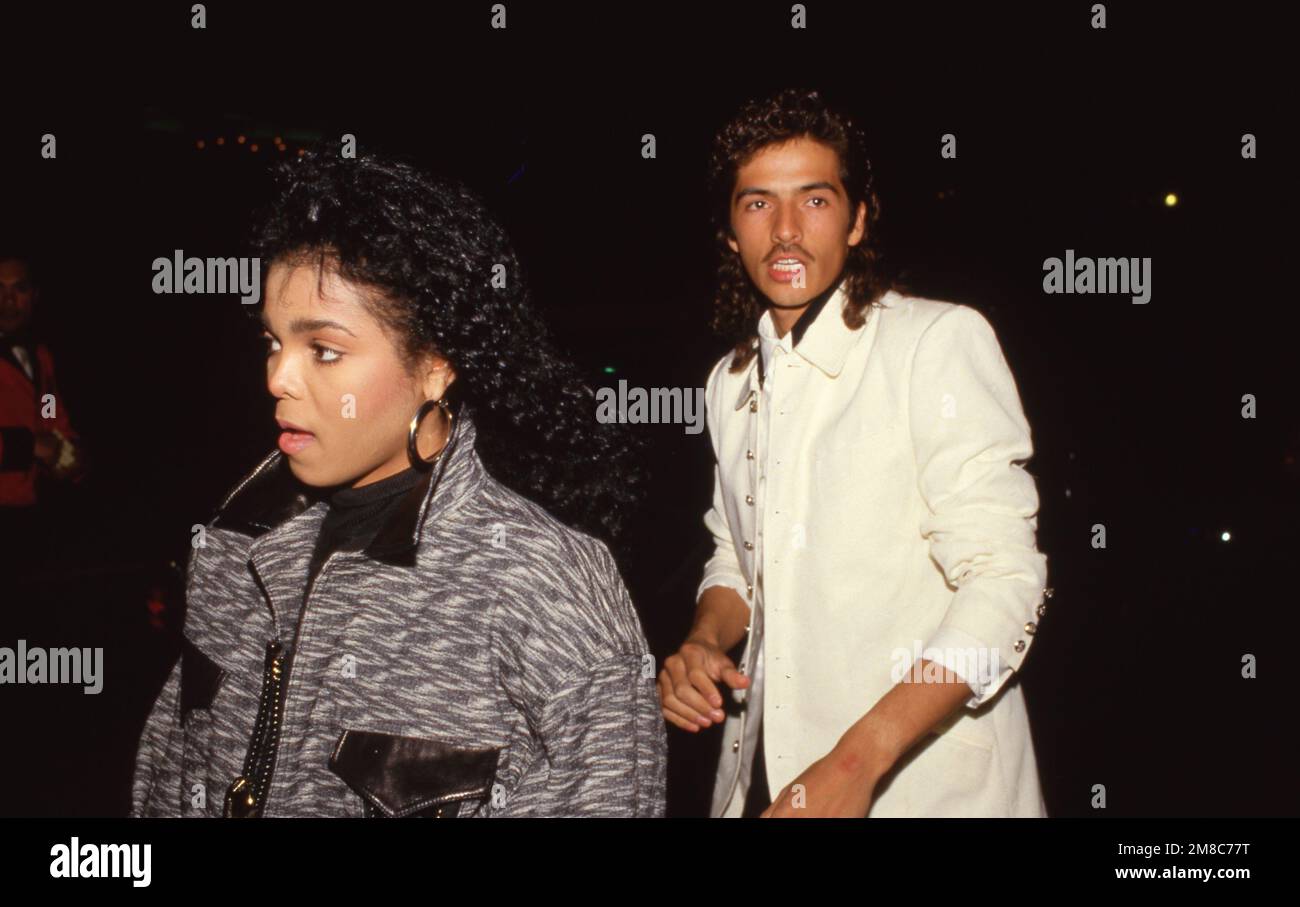 Janet Jackson and Rene Elizondo Circa 1980's Credit: Ralph Dominguez ...