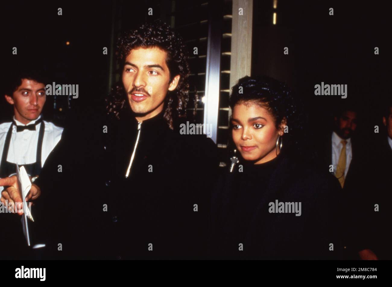 Janet Jackson and Rene Elizondo Circa 1980's Credit: Ralph Dominguez ...