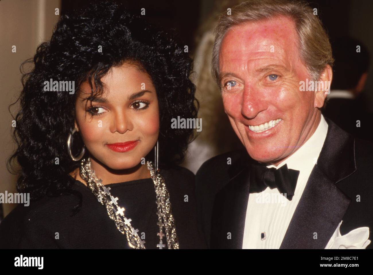 Janet Jackson And Andy Williams 1986 Credit: Ralph Dominguez/MediaPunch ...