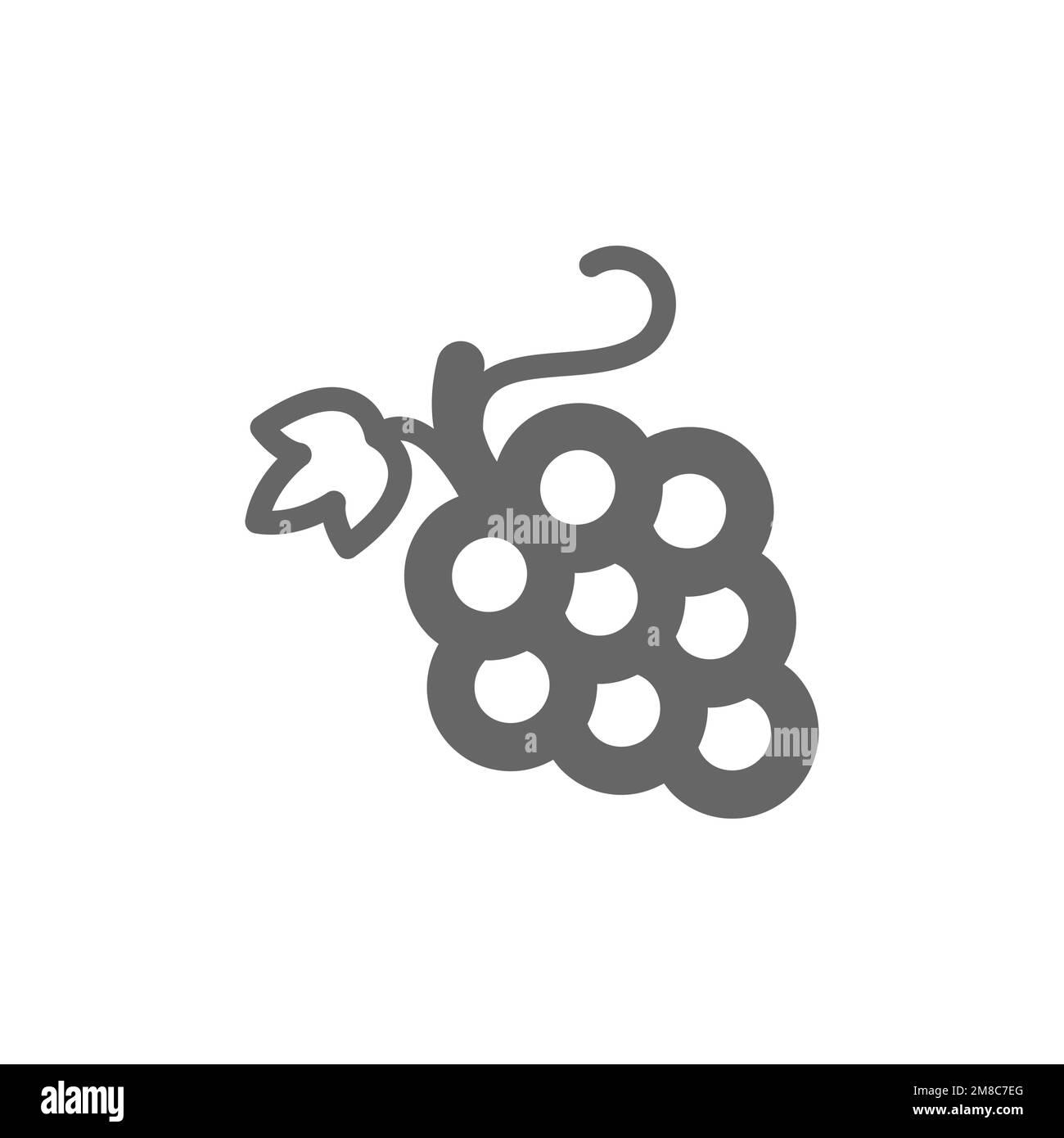 Grape icons, common graphic resources, vector illustrations Stock ...