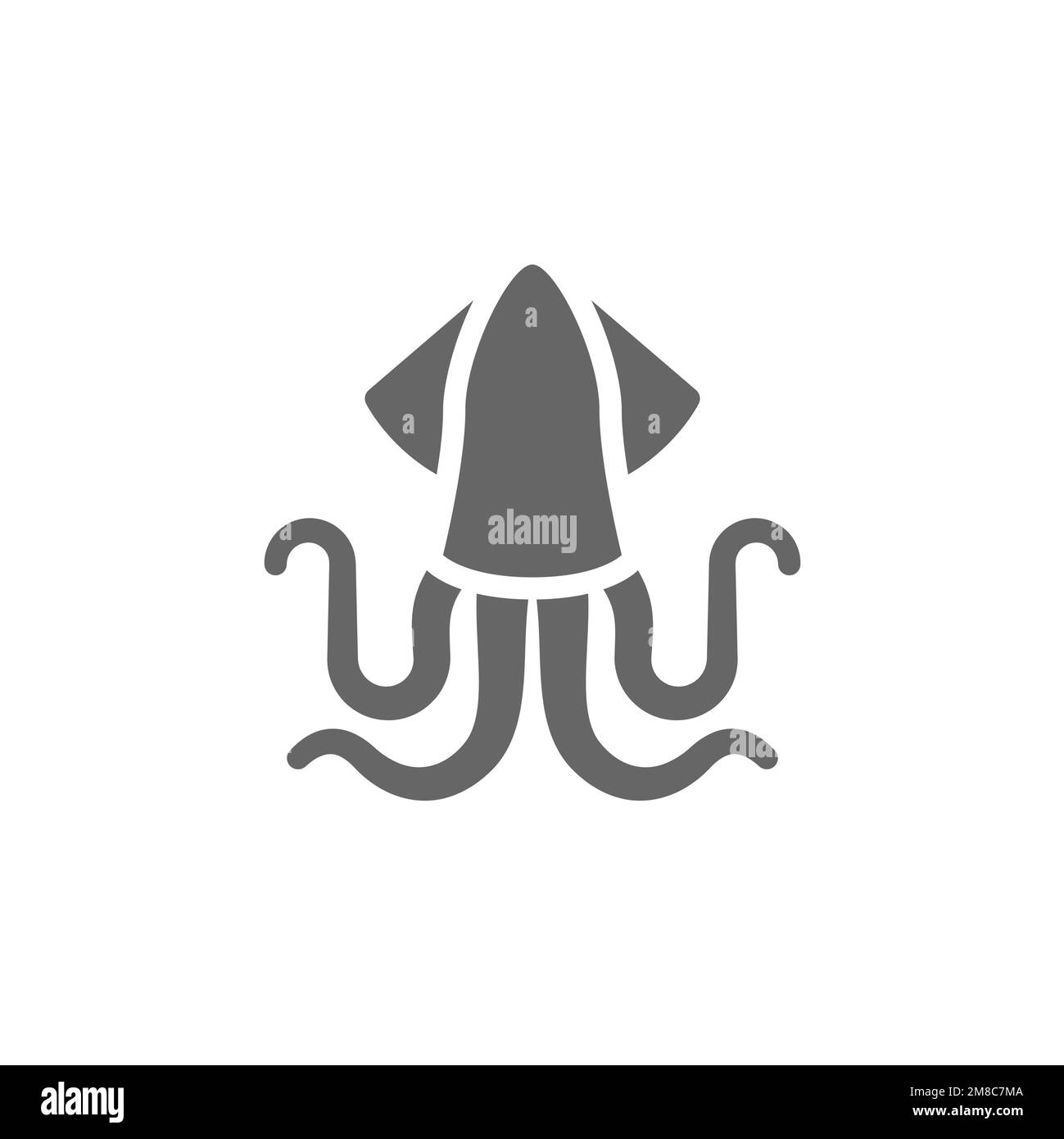 Squid icon, common graphic resources, vector illustrations Stock Vector ...