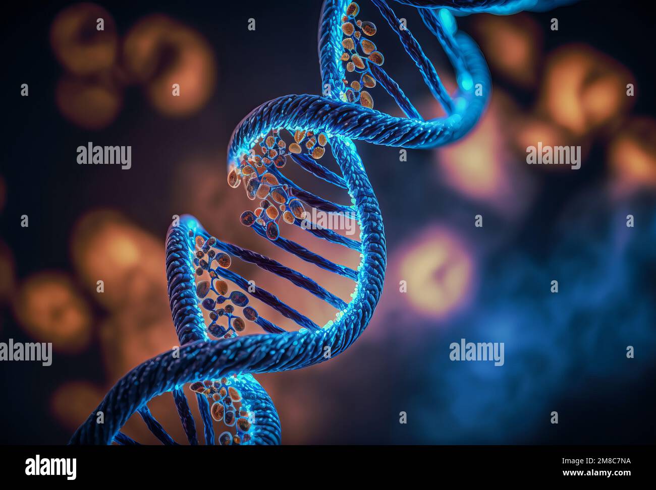 Human genome dna molecule double helix hi-res stock photography and ...