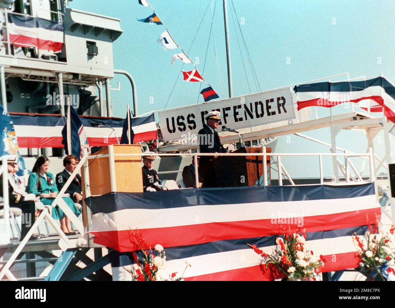 Rear Admiral George R. Meinig, Assistant Deputy Commander for Surface ...