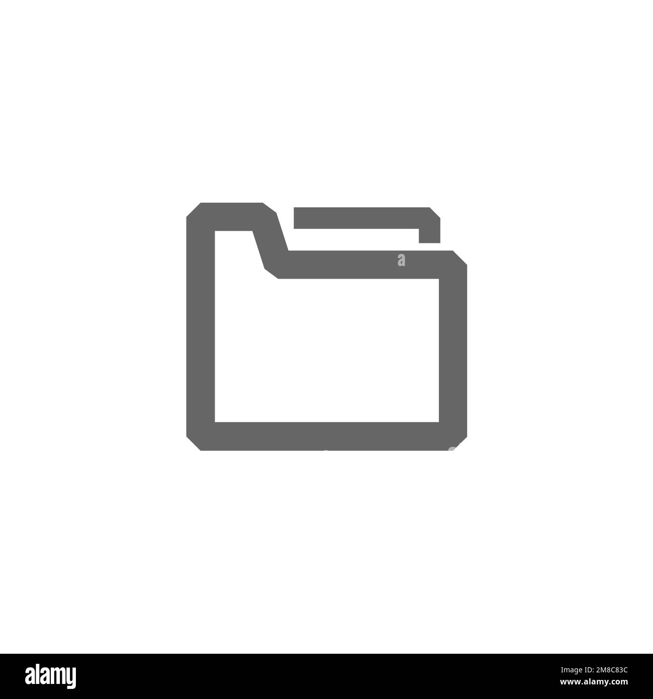 Folder icons, common graphic resources, vector illustrations Stock ...